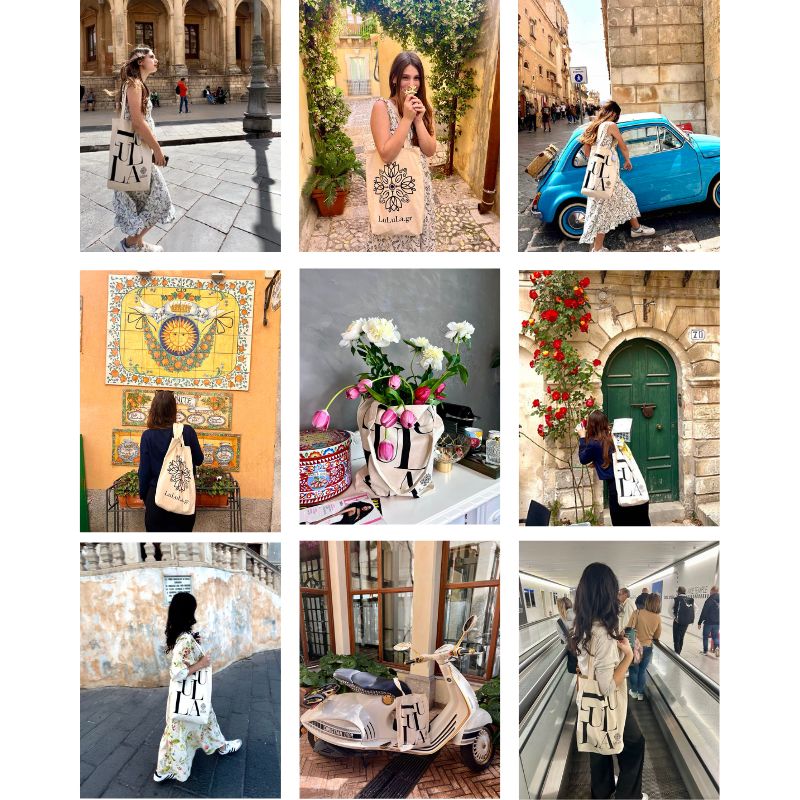 LuLuLa Signature Cotton Tote Bag